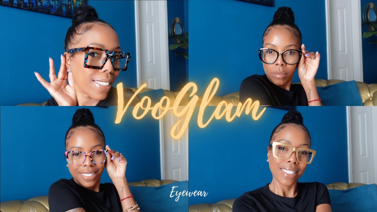 VOOGLAM | AFFORDABLE TRENDY GLASSES | TRY ON REVIEW - YouTube