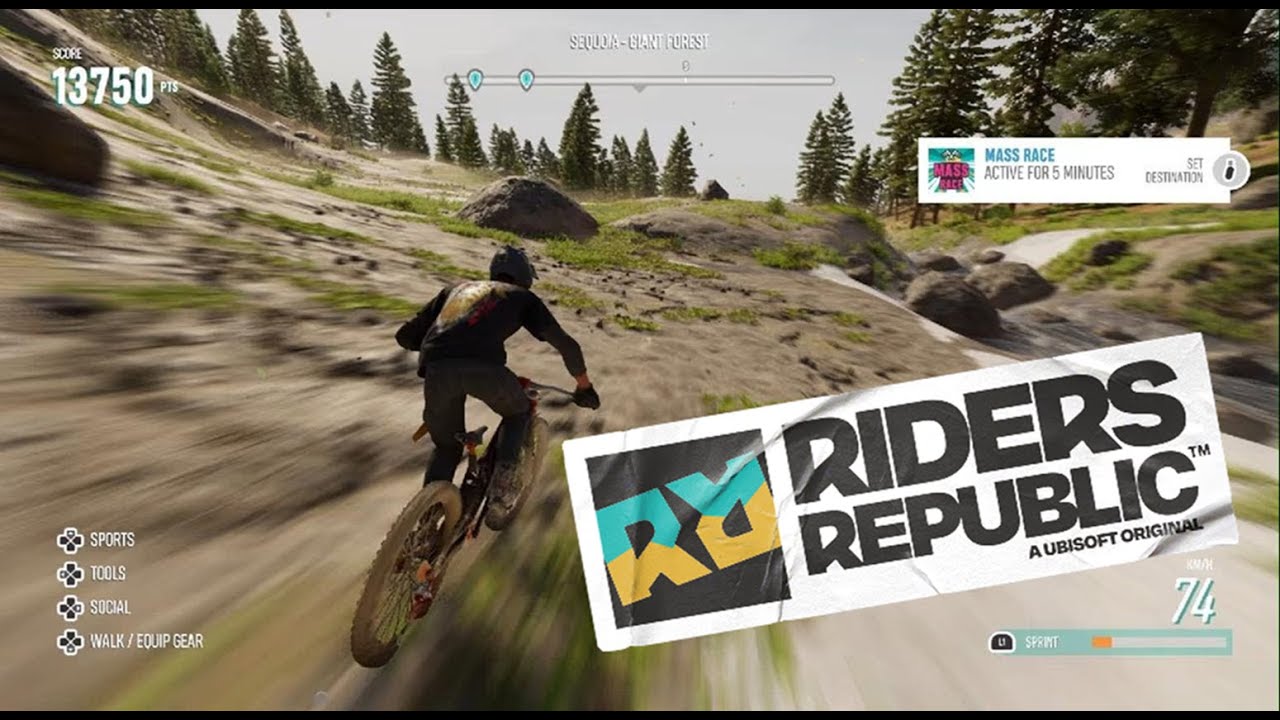 RIDERS REPUBLIC - Awesome Freestyle Ride and Skydive - YouTube