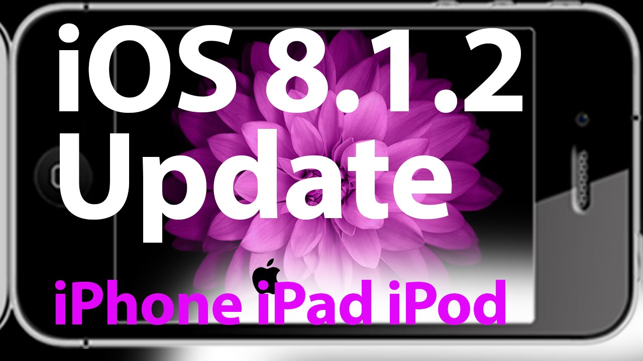 How to update to iOS 8.1.2 iPhone iPad iPod - YouTube