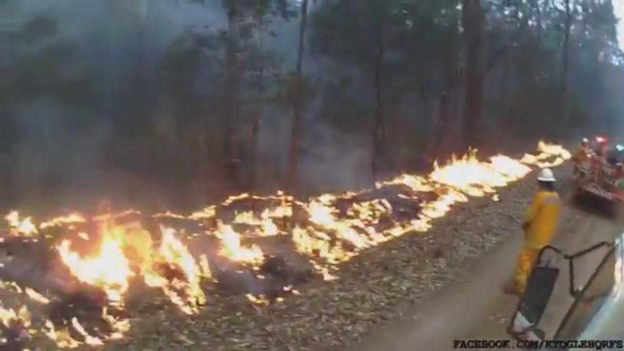 Myall Creek Fire 27-10-14 Backburning Ops - Kyogle HQ RFS - YouTube