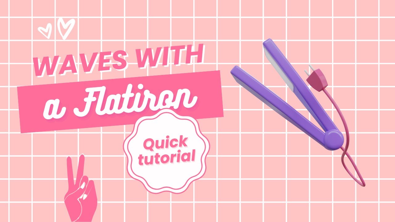 Waves with a Flat Iron Tutorial with Alicia Villafana - YouTube