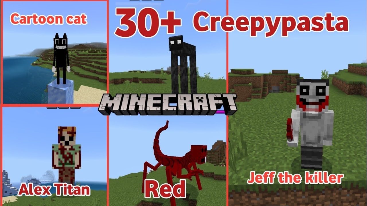 30+ Creepypasta MENYERAMKAN Berkeliaran Di Minecraft Bedrock Edition ...