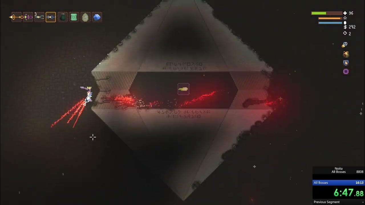 godlike seed noita all bosses - YouTube