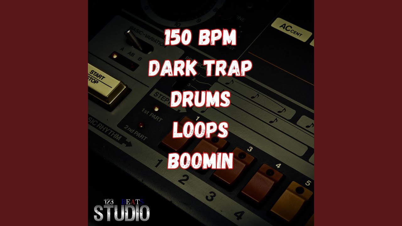 150 Bpm Dark Trap Drums Loops Boomin - YouTube