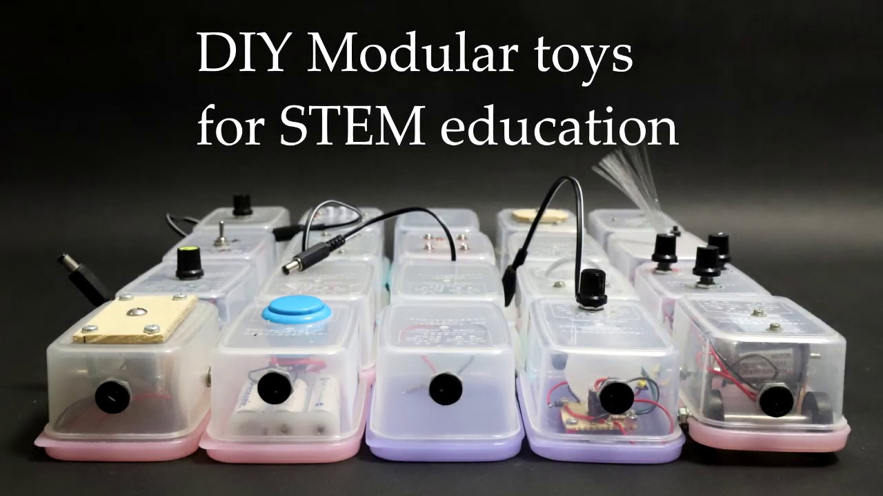 DIY Modular toys for STEM education - YouTube
