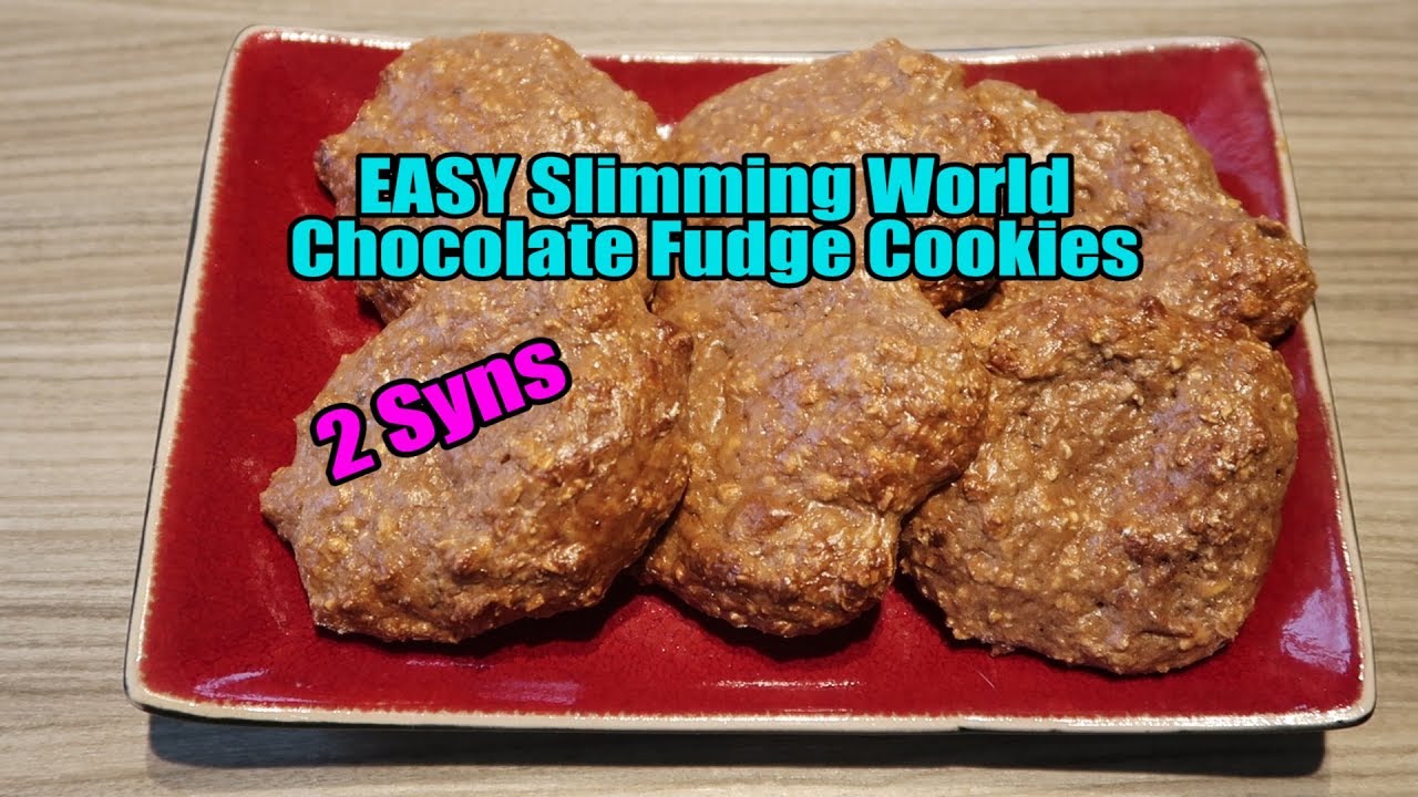 EASY Slimming World Chocolate Fudge cookies - 2 SYNS - YouTube