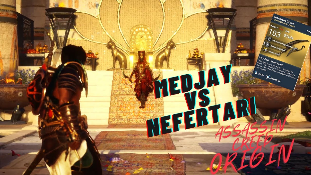 ASSASSIN'S CREED ORIGIN ULTIMATE DAGGER WEAPON | NEFERTARI GOD OF GRACE ...