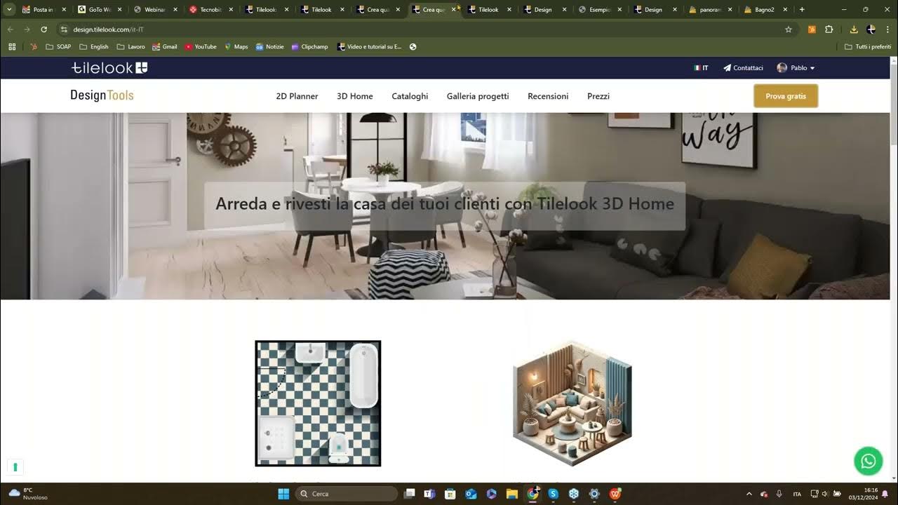 Presentazione nuovi software Tilelook Planner Pro e 3D Home - YouTube