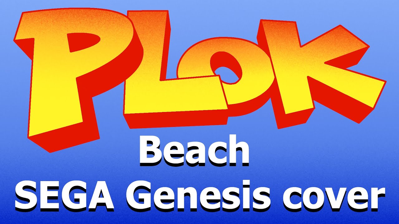 Plok! - Beach SEGA Genesis DualPCM Cover (Oscilloscope View) - YouTube