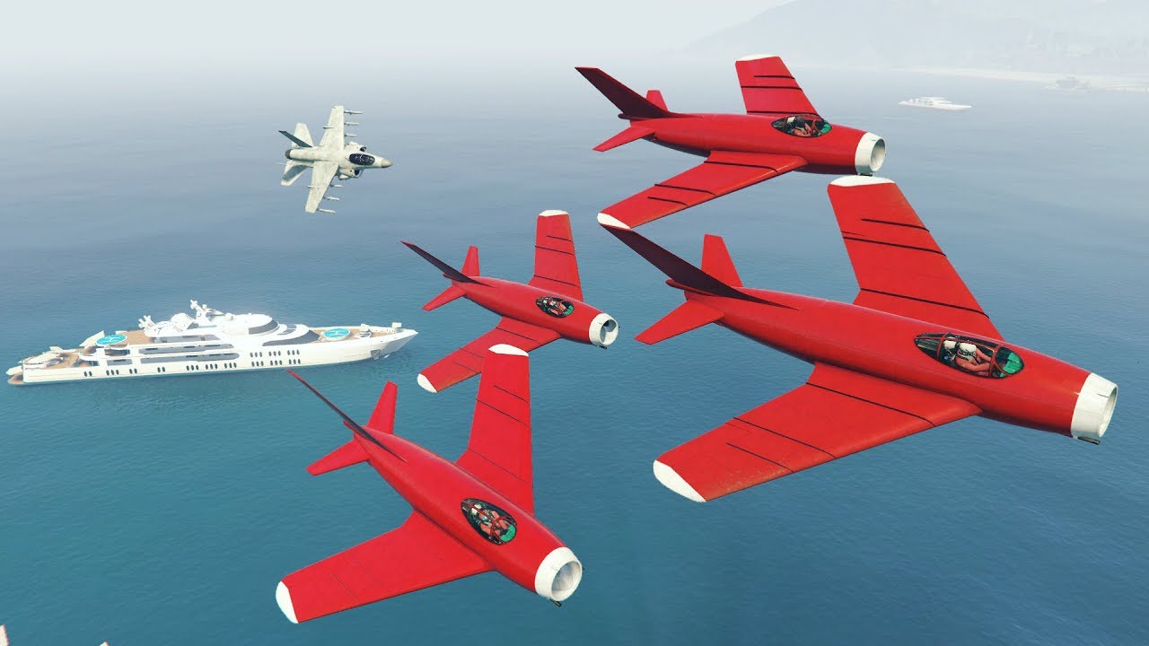 GTA 5 AIRSHOW EVENT [9 TEAMS] GTA ONLINE [PS4] #GTA5AIRSHOWEVENT - YouTube