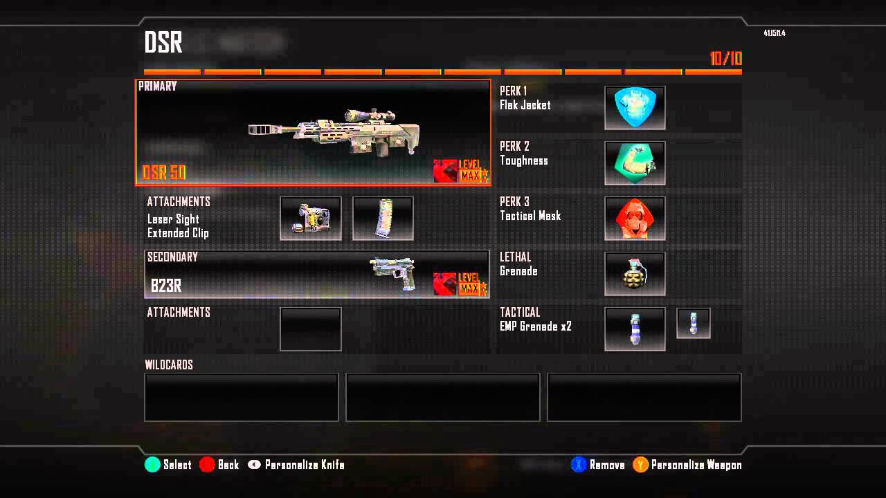 My Class Setups in Black Ops 2 | Best Classes in Call of Duty Black Ops ...