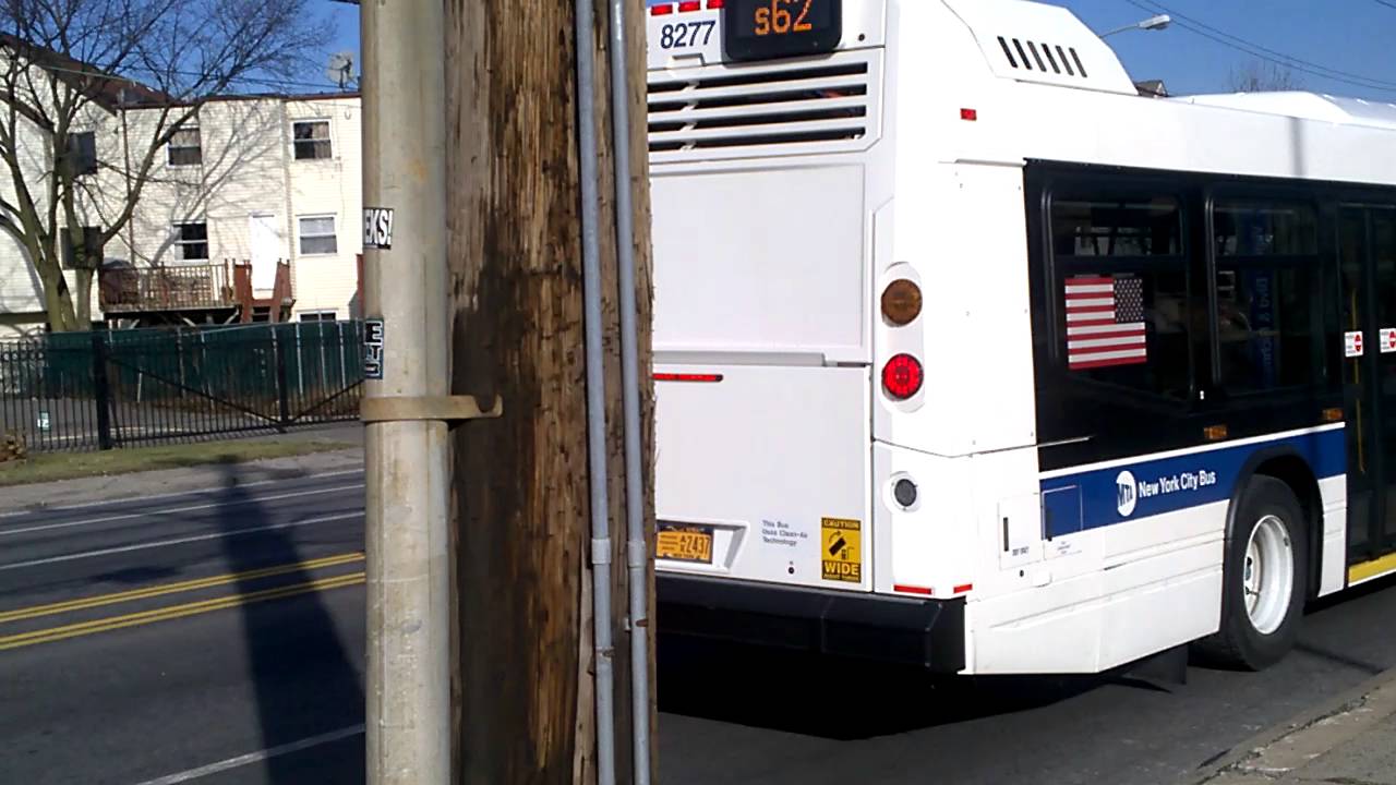 New York City Transit Bus: 8277 Nova Bus LFS on S62 - YouTube