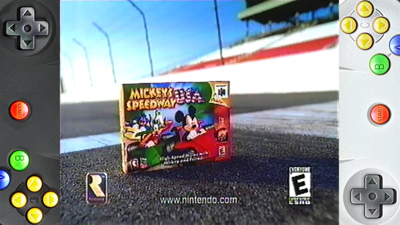 Mickey's Speedway USA (Nintendo64\N64\Commercial) - YouTube