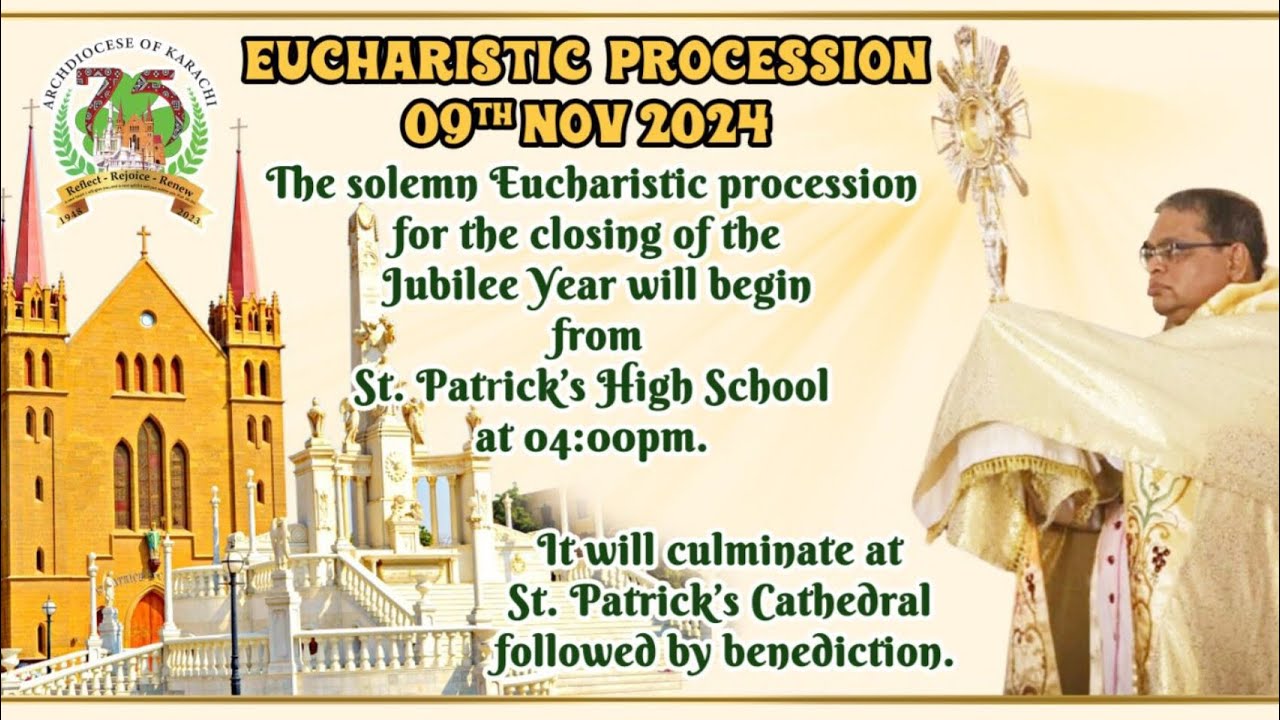 Eucharistic Procession 9th Nov 2024 - YouTube