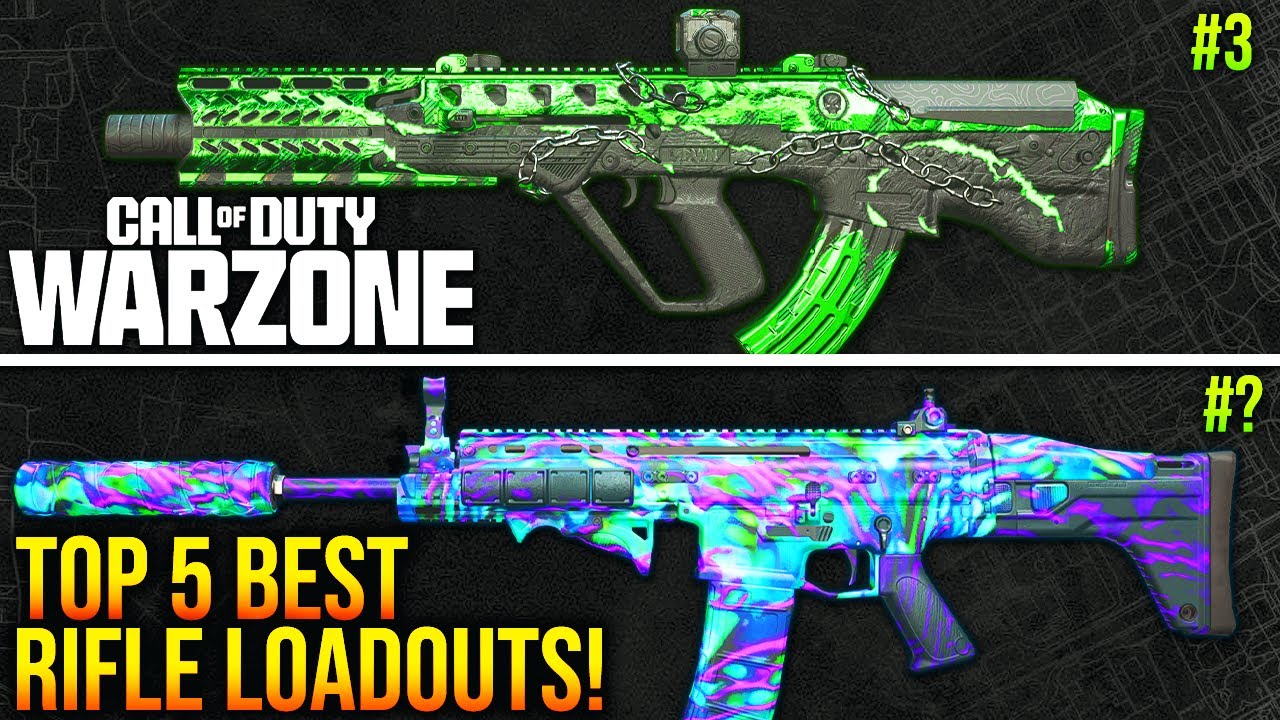 WARZONE: New TOP 5 BEST ASSAULT RIFLE LOADOUTS After Update! (WARZONE ...