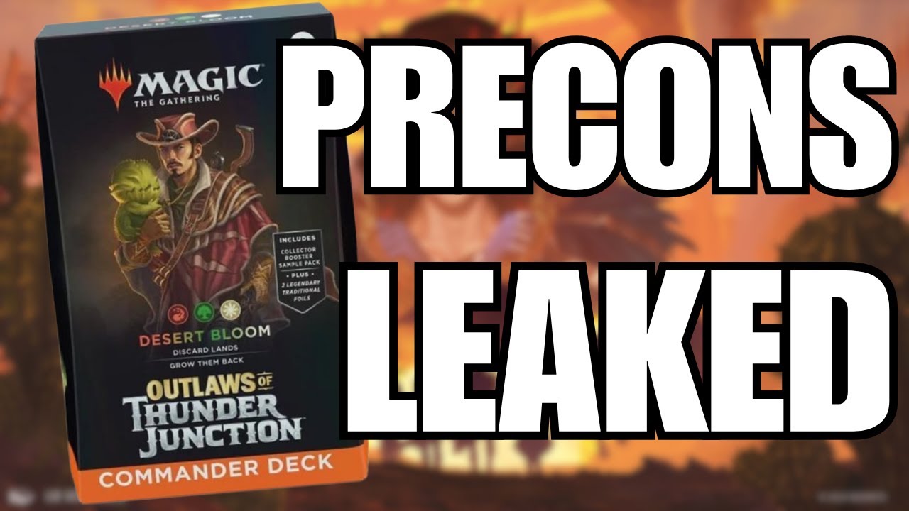 Outlaws of Thunder Junction Precons Leaked! I Magic The Gathering MTG ...