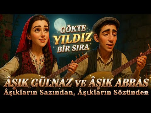 GÖKTE YILDIZ BİR SIRA | Âşık Abbas & Âşık Gülnaz | Âşıkların Sazından, Âşıkların Sözünden