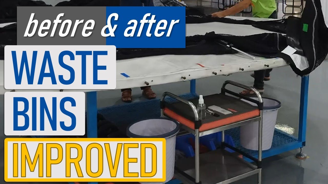 Ergonomic Garbage Cans Eliminate Wasted Motion - YouTube