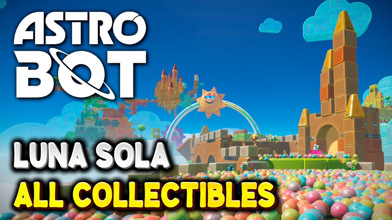 Astro Bot LUNA SOLA 100% Guide | All Collectible Locations (All Bots ...