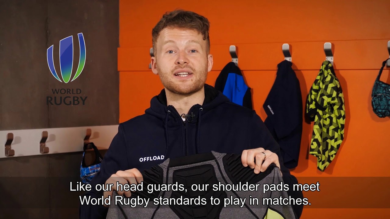 Decathlon UK: Offload; How to choose your rugby shoulder pads - YouTube