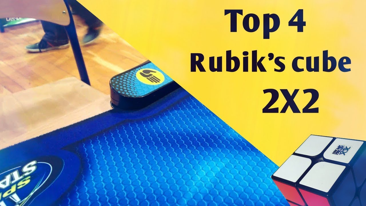 Top 4 Rubik's cube world record 2X2 - YouTube
