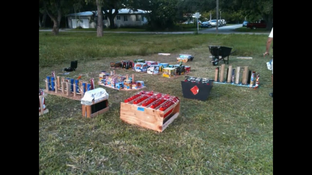 Impressive home fireworks show Cutting Edge, World Class - YouTube