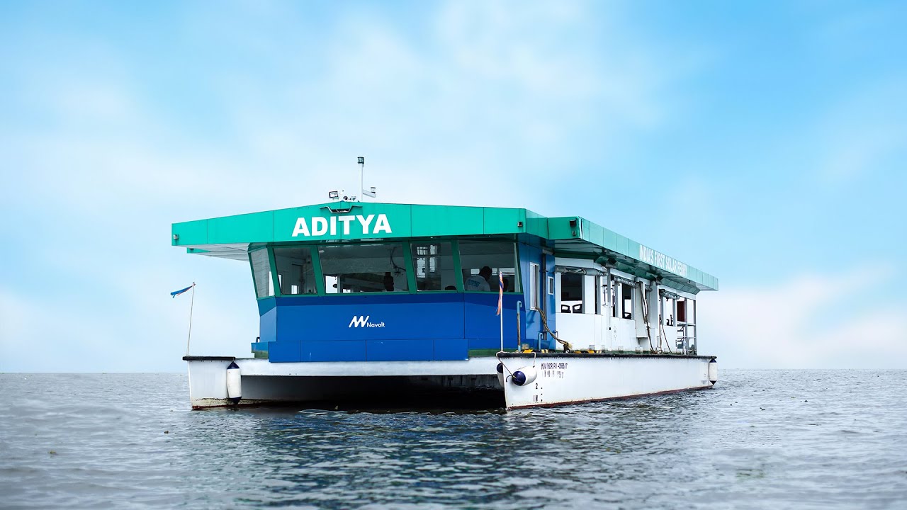 Aditya | India's First Solar Ferry | Navalt - YouTube