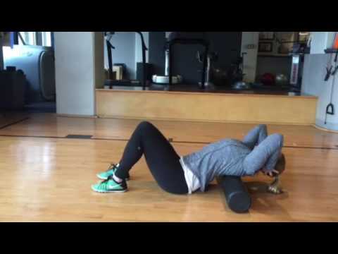 Thoracic Mobilization on Foam Roller - YouTube