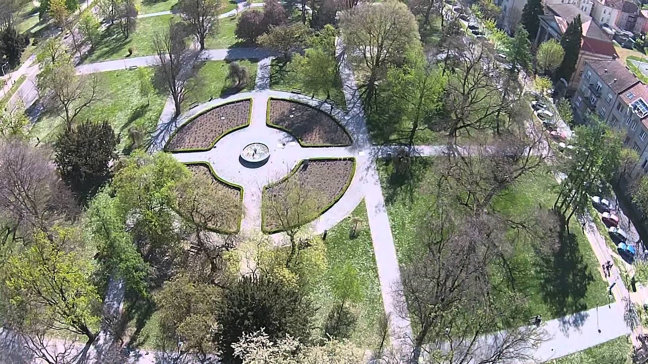 Osijek, Park Kralja Petra Krešimira IV - YouTube