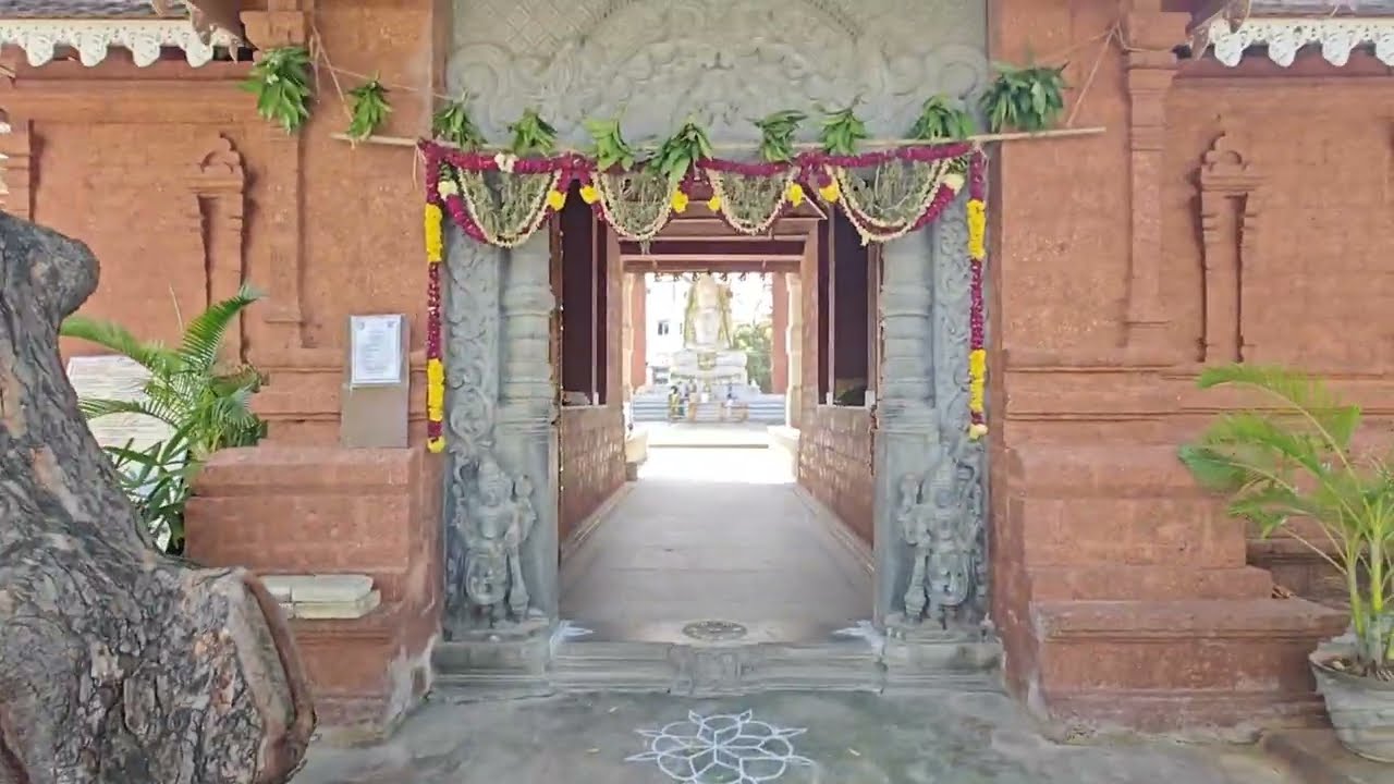 actor Arjun Yoga Anjaneya Temple in Chennai Gerugambakkam - YouTube
