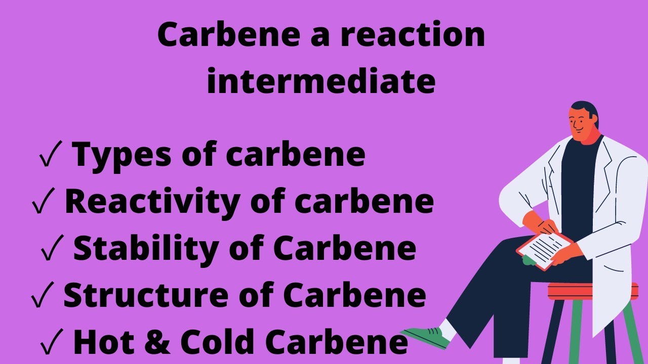 Carbene || Reaction intermediate || Type of Carbene || Structure and ...