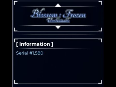 [Sol's RNG] Getting Blossom : Frozen And Frigid Auras - YouTube