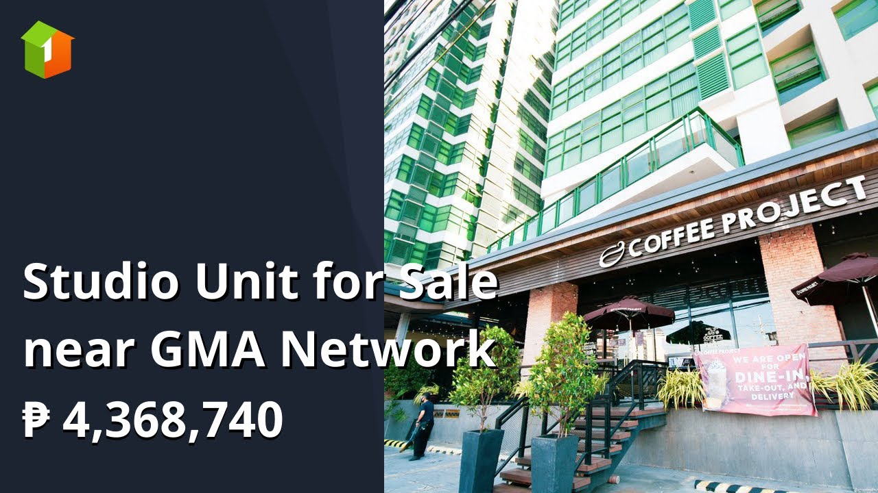 Studio Unit for Sale near GMA Network - YouTube