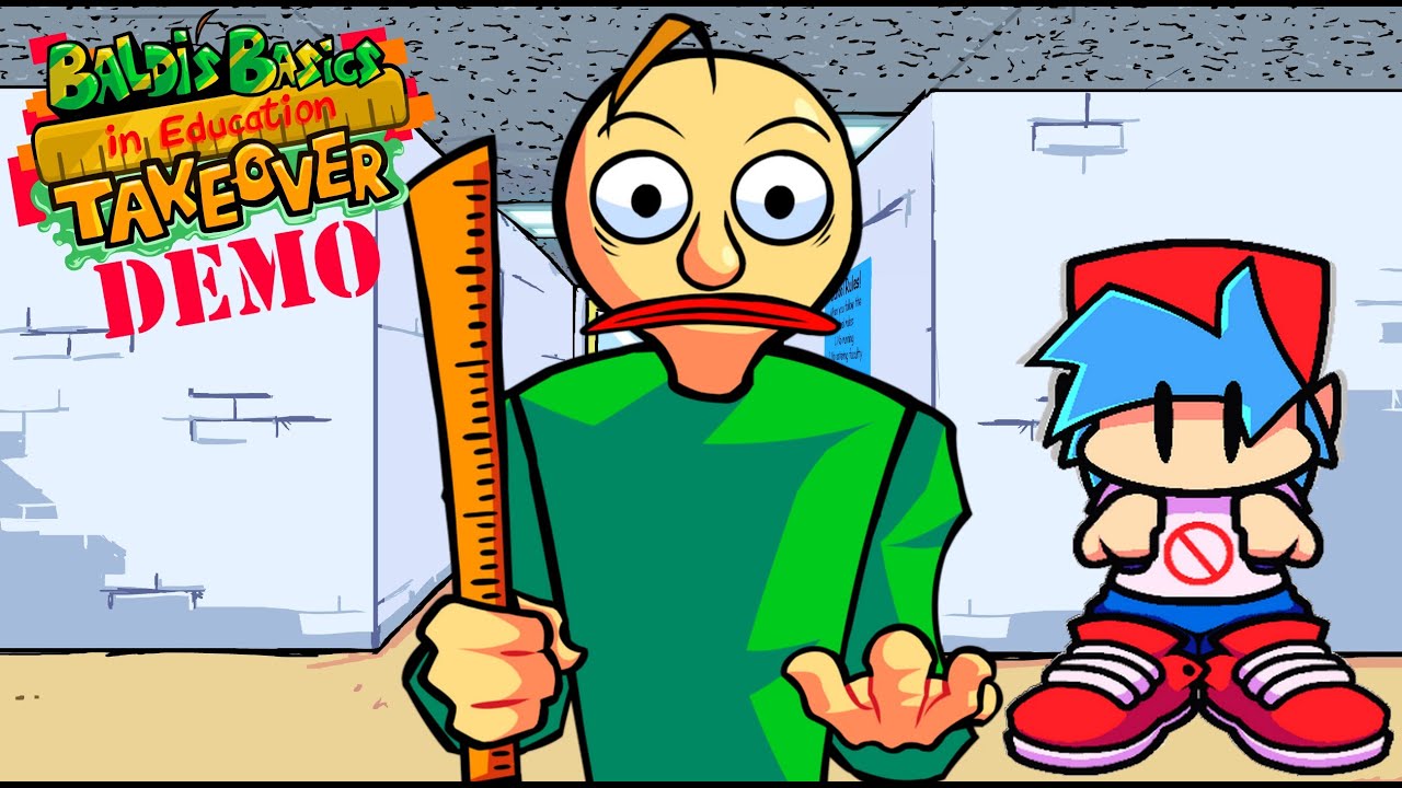 Friday Night Funkin': VS Baldi's Basics In Education Takeover Demo Full ...