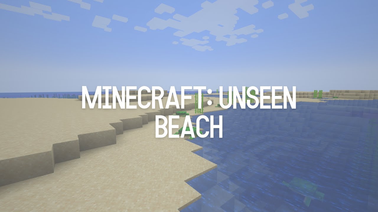 Minecraft: Unseen | Beach Biome with Turtles and Nightfall Mobs 🌊🐢 ...