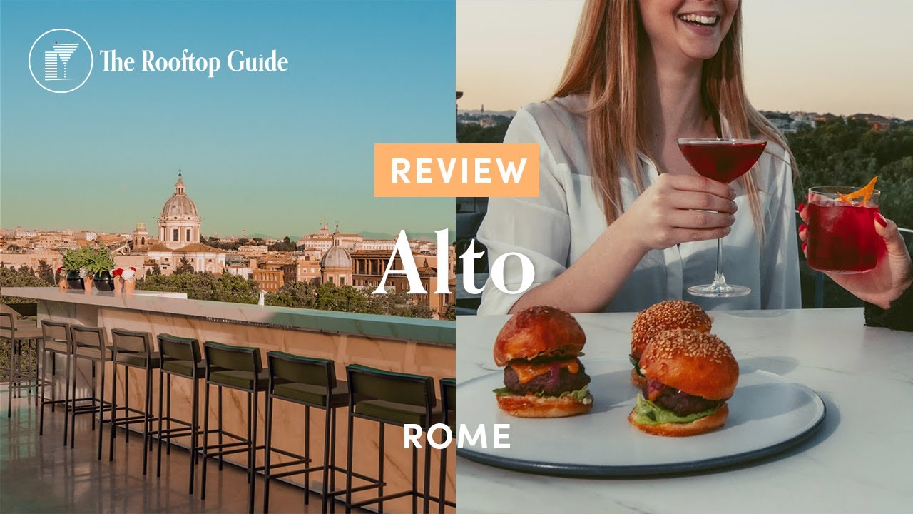 Alto Rooftop Bar in Rome - Review - YouTube