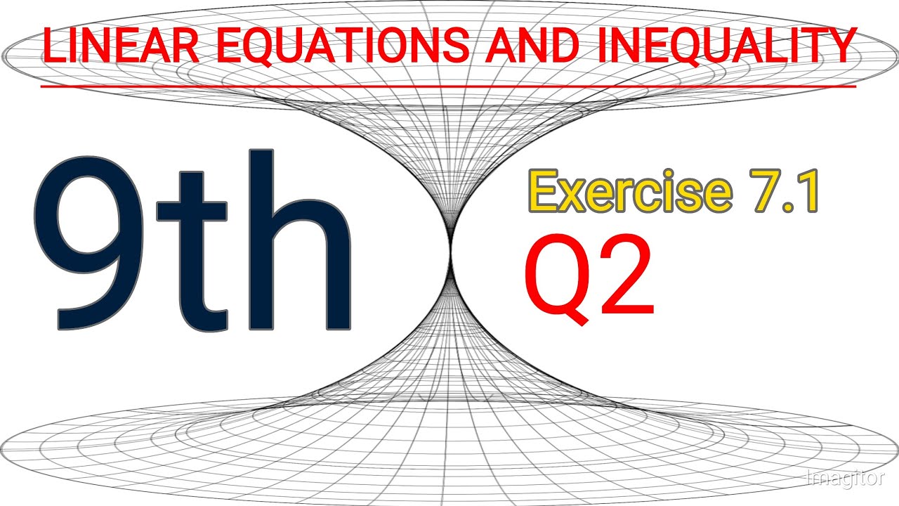 Chapter 7 - Linear Equations and Inequality csa edu. - YouTube