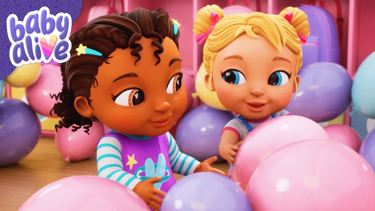Construir un fuerte de globos 🌈 NUEVO Episodio de Baby Alive - YouTube