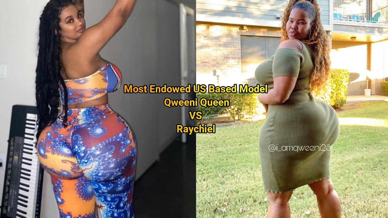 Most Endowed US Based Model Qweeni Queen VS Raychiel - YouTube