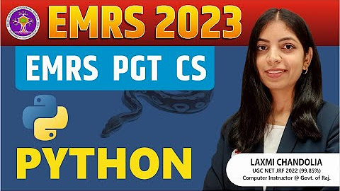 EMRS PYTHON Most Important Questions | EMRS PGT Computer Science ...