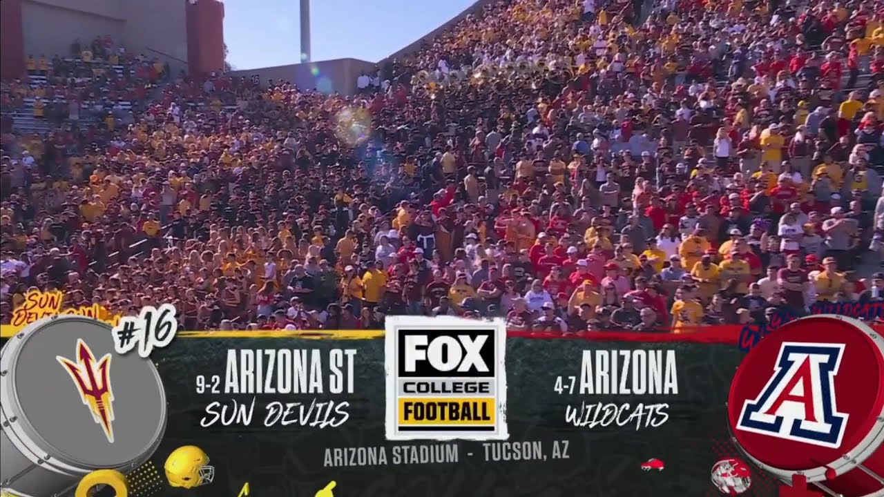 FOX CFB intro | 16 Arizona State @ Arizona | 11/30/2024 - YouTube