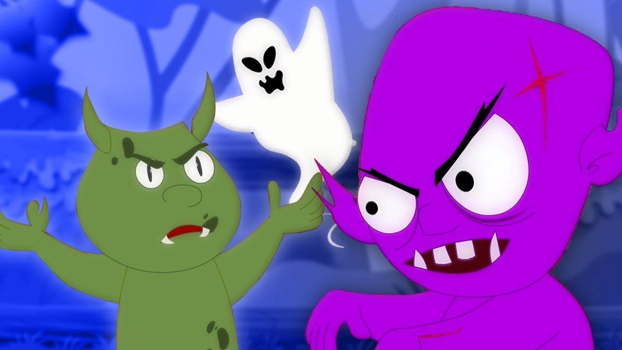 einer kleiner Zombie | Deutsch Kinderlieder | One Little Zombie ...