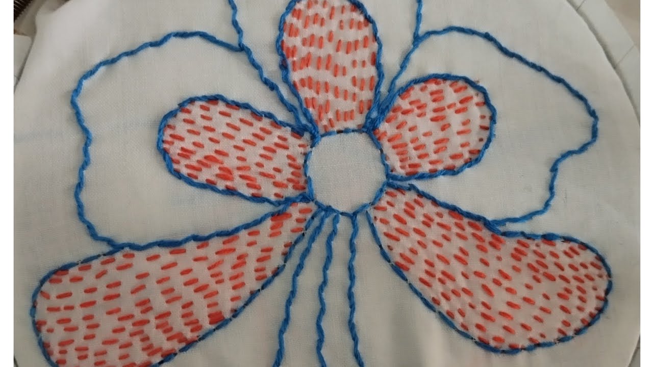 Nokshi Katha design embroidery 🪡hand embroidery 🥀 basic embroidery ...