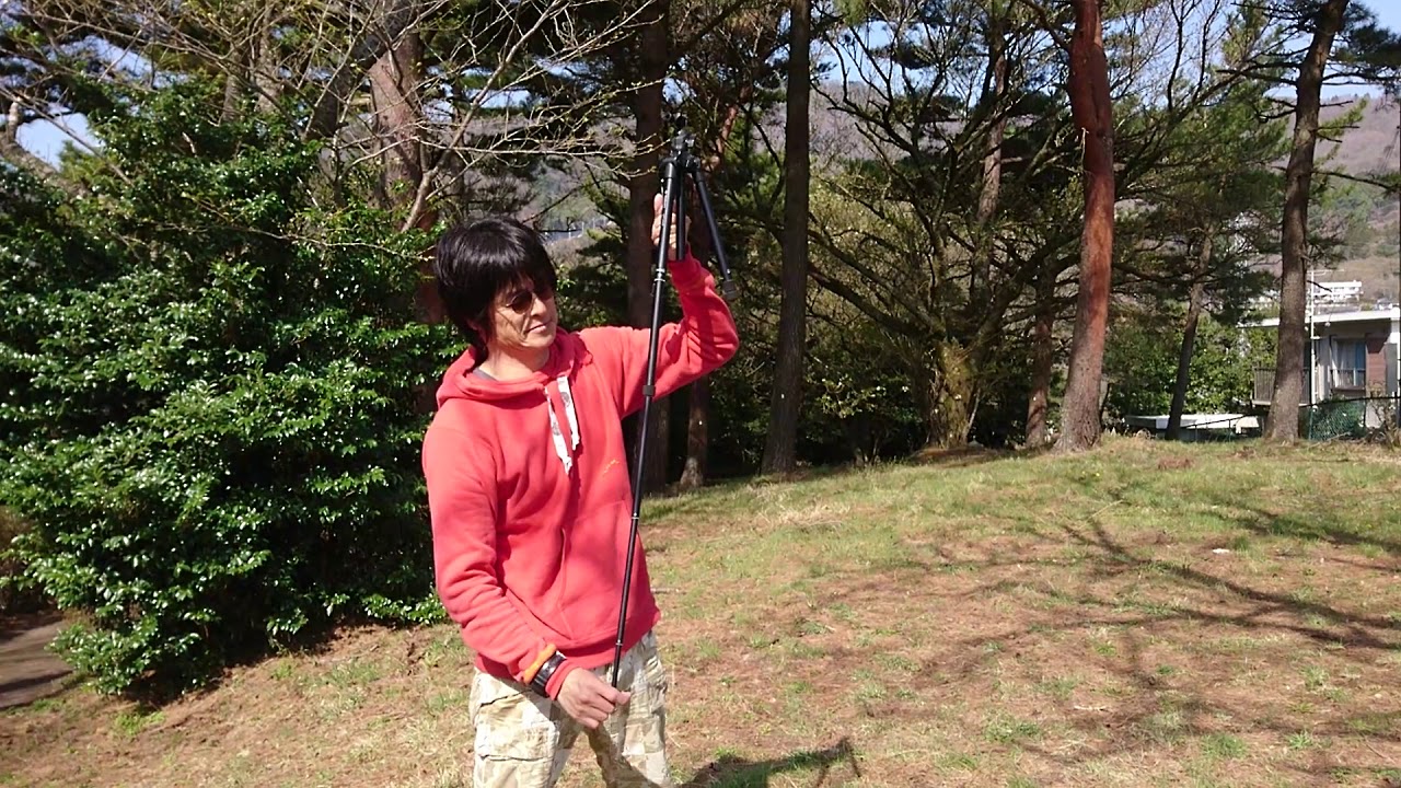 ベルボンUT-3ARの伸縮操作 - YouTube