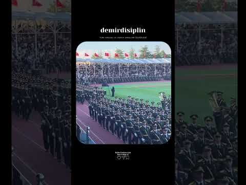 Askeri Yürüyüş Yapan Teğmenler Military Parade in Türkiye #karaharpokulu #türkaskeri