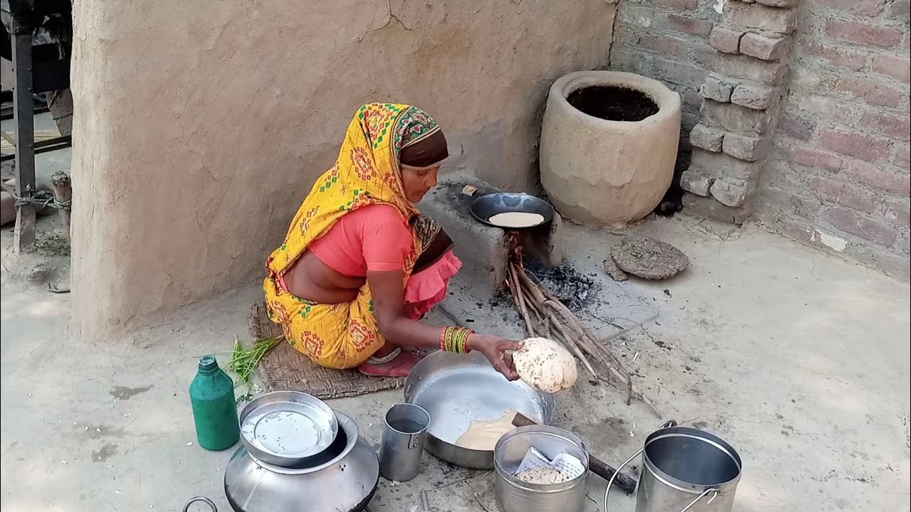 Rural Poor People Cooking Life Up India गांव में कैसे बनाते हैं खाना आज ...