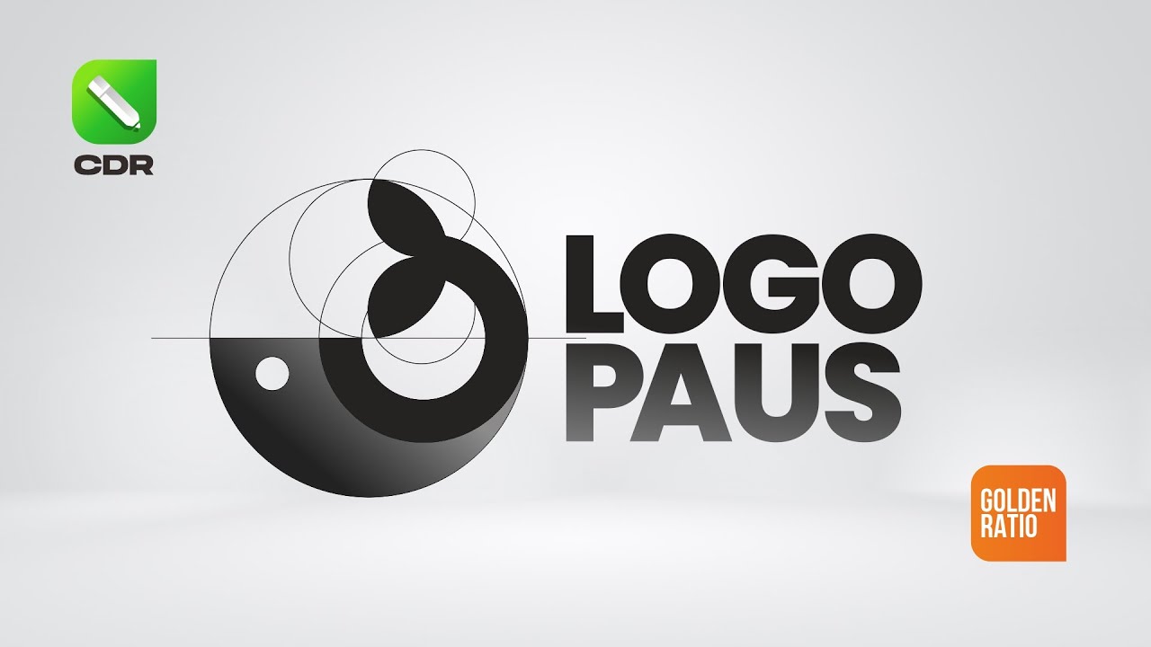 TUTORIAL LOGO PAUS GOLDEN RATIO DENGAN COREL DRAW | ANU EPS42 - YouTube