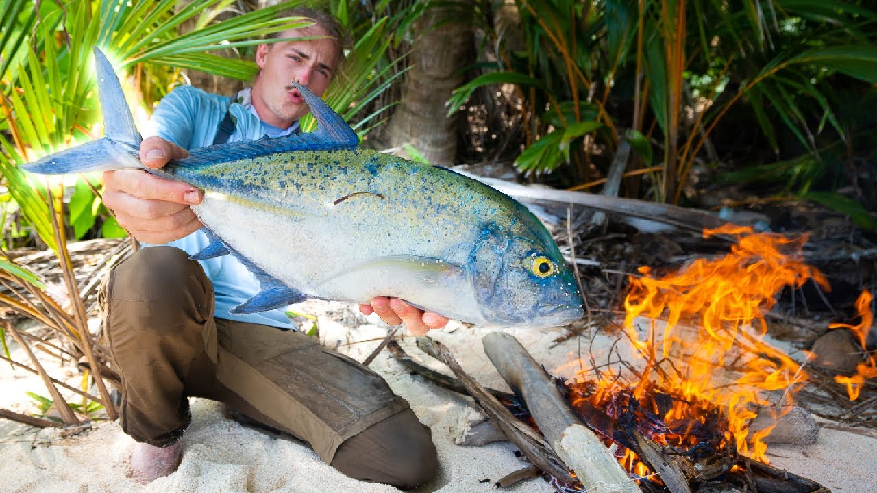 Tropical Fish Catch & Cook on Paradise Island - Indonesia Ep. 7 - YouTube