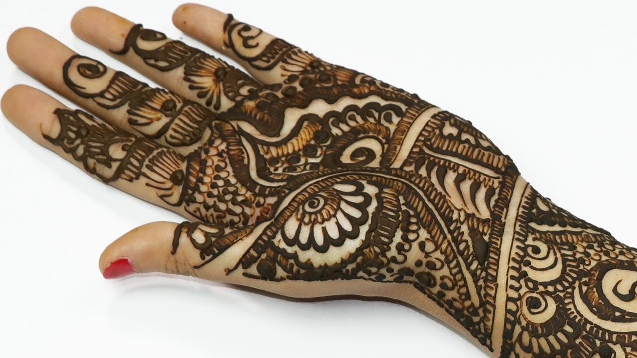Pakistani Mehndi Designs: How to Apply Mehndi on Hands, Step by Step ...