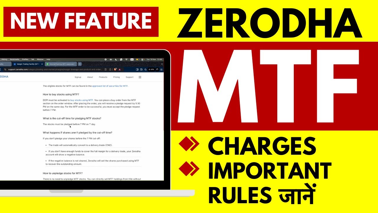 MTF In Zerodha - Zerodha Me MTF Kaise Kare? Charges, Rules Explained ...